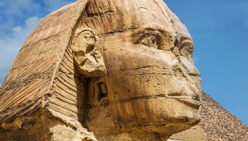 Ancient Egyptian Sphinx Head Great Sphinx Head In Profile' By Tuscher